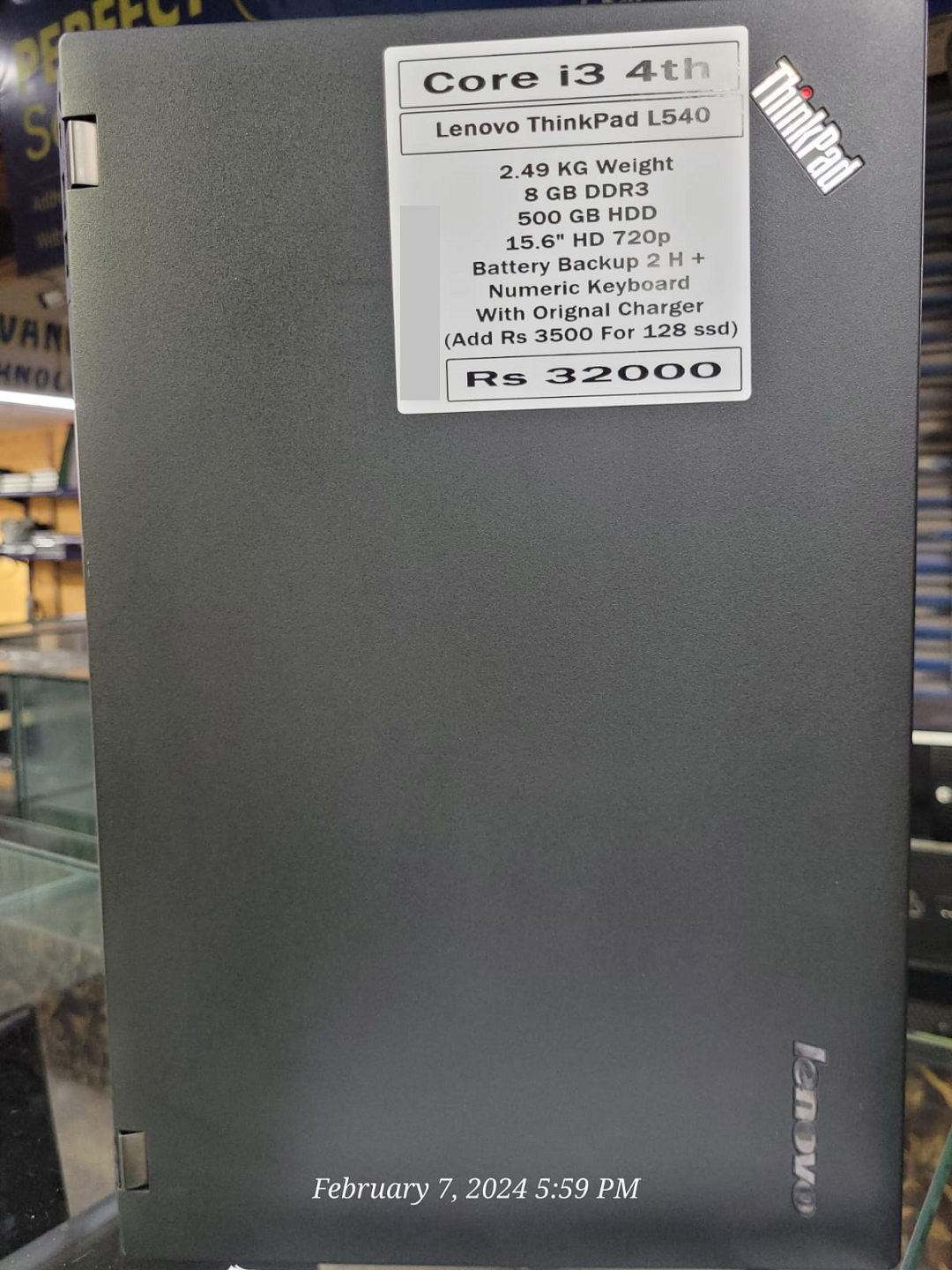 Lenovo Thinkpad L540 Laptop Core i3 4th Generation – PC Bank | Online Store